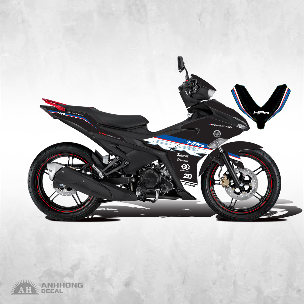 Tem Exciter 155 BMW HP4 RR - AH DECAL