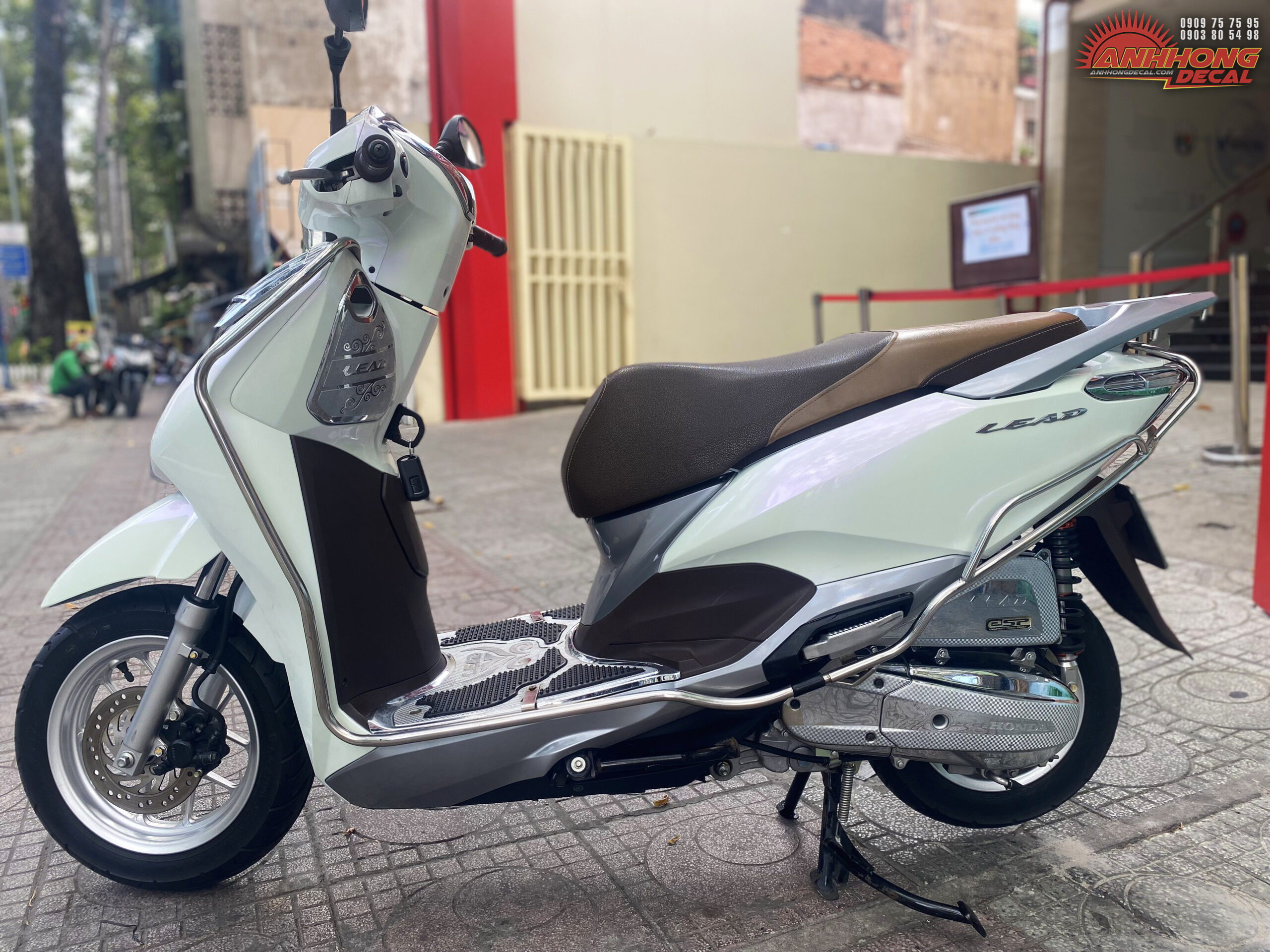 Lead 2020 Trắng Ánh Đỏ - AH DECAL