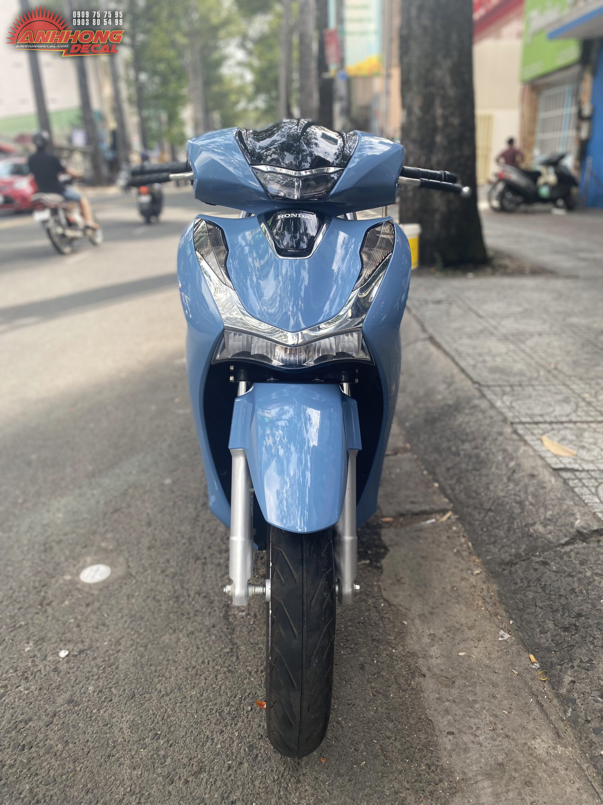 Dán Đổi Màu SH 2020 Xanh China Blue - AH DECAL