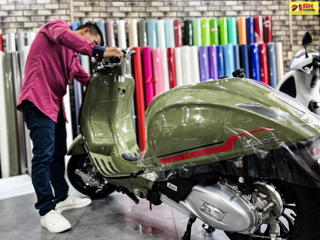 Vespa Sprint PPF TPU Teckwrap - AH DECAL