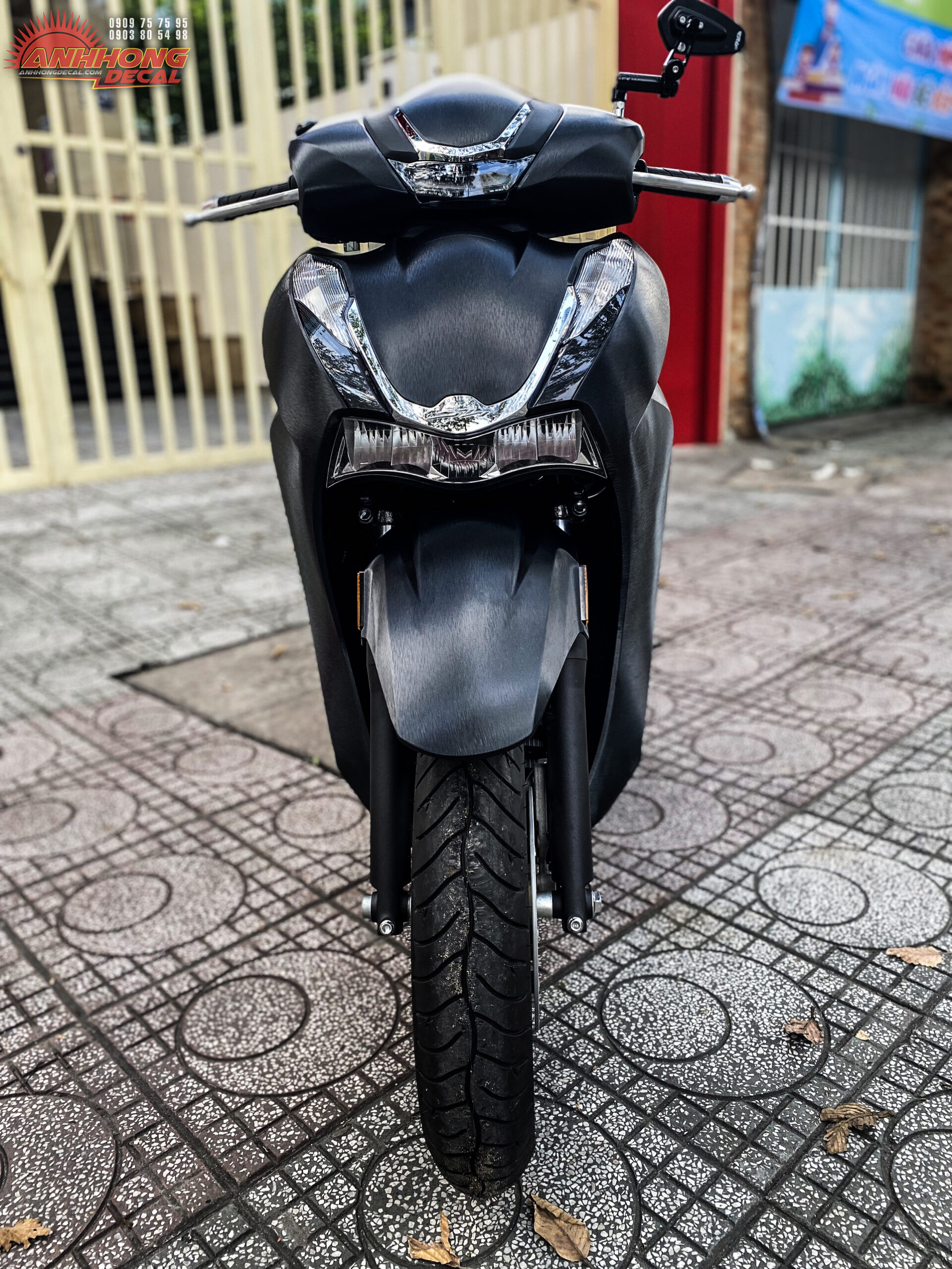 SH 350i Đen Xước - AH DECAL