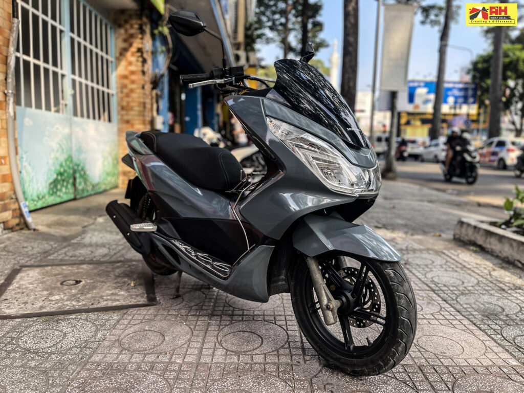 Dán Decal Đổi màu PCX Xám Xi Măng - AH DECAL
