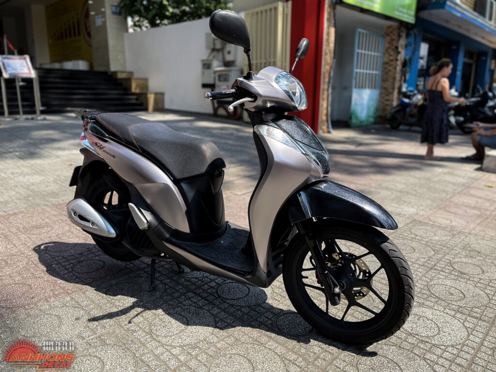 SH Mode Xám Nhôm Phối Đen Ánh Kim - AH DECAL