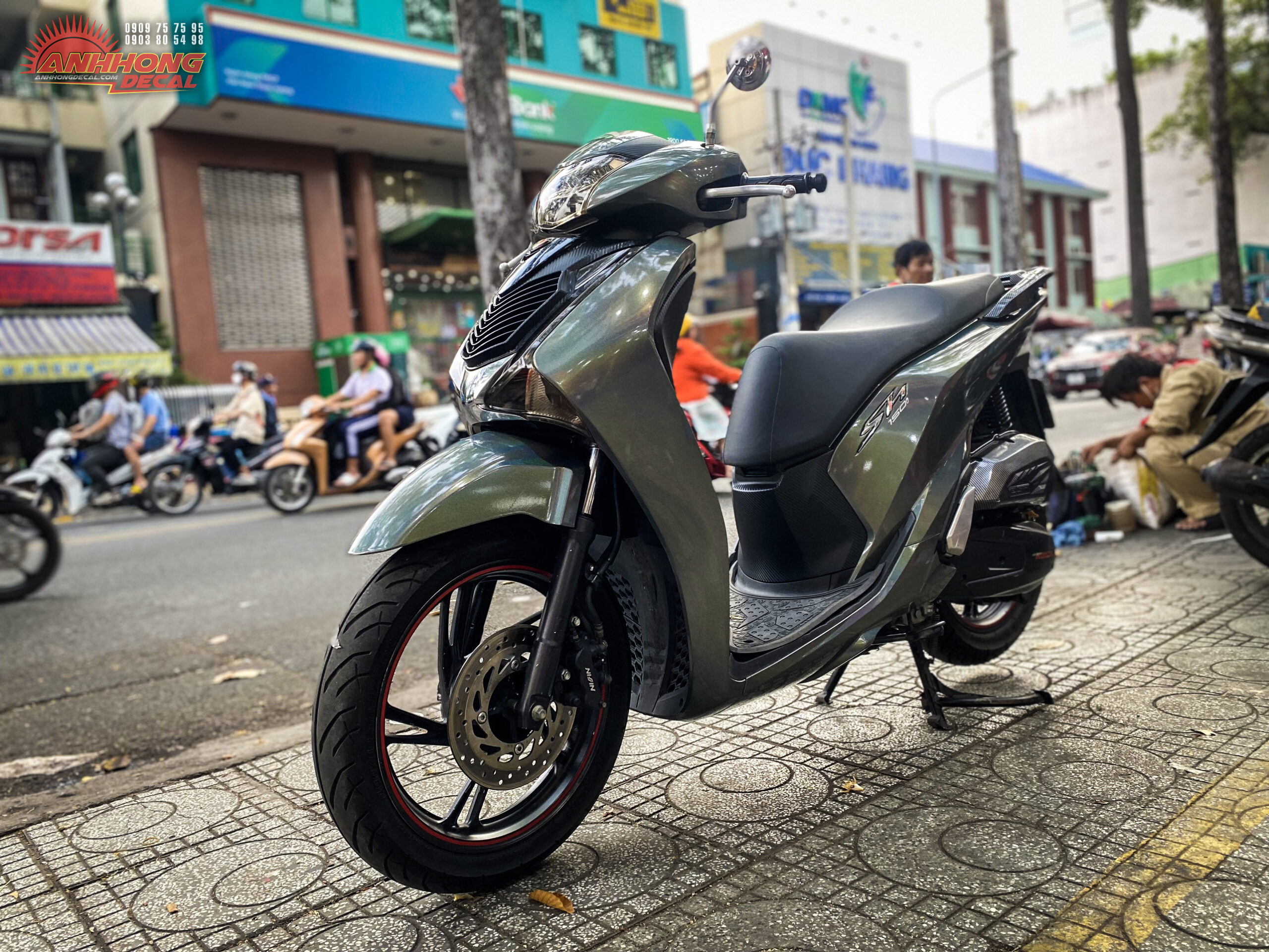 SH 2019 Xám Ánh 7 Màu Laser Grey - AH DECAL