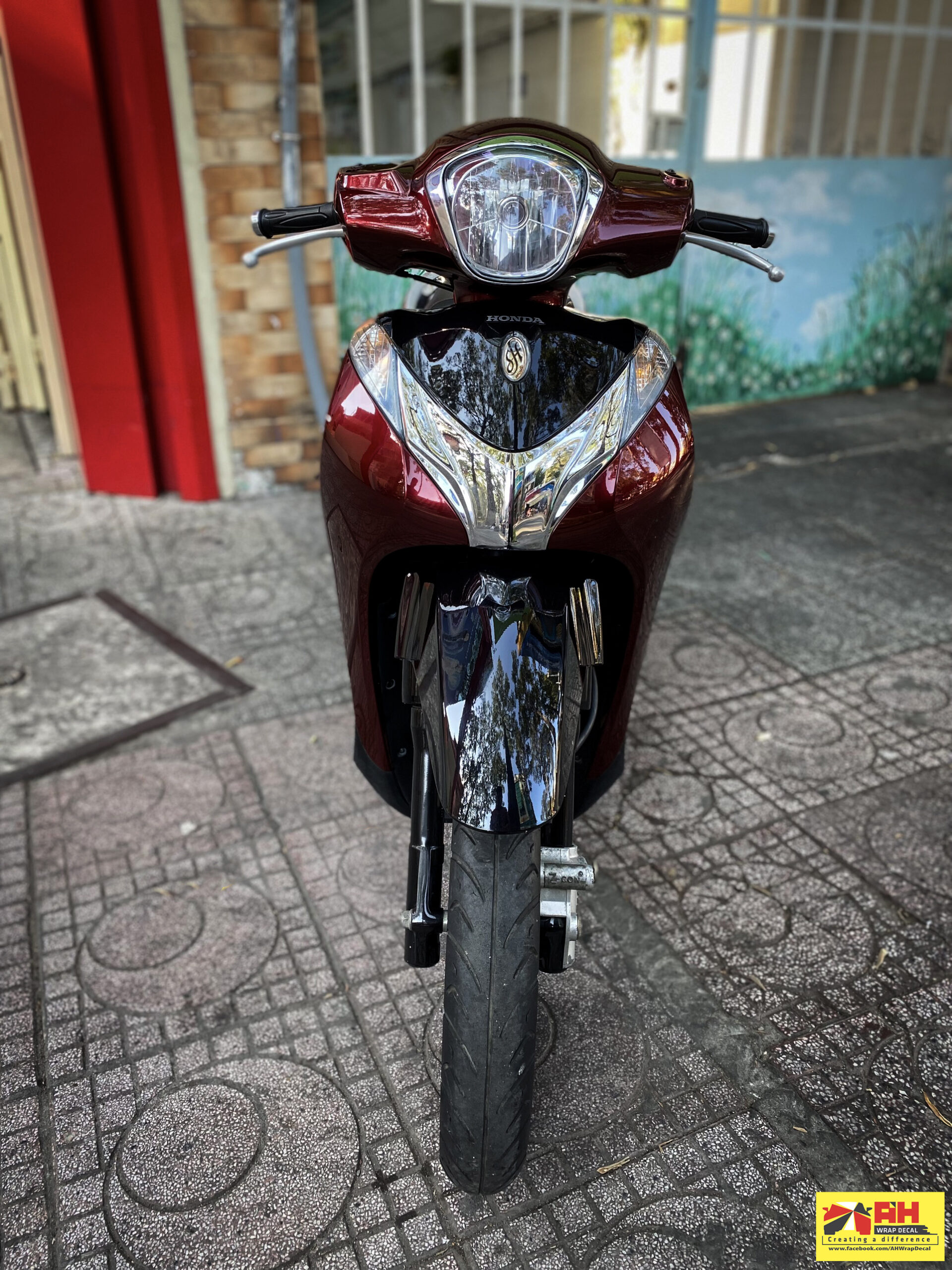 SH Mode Đỏ Cherry Pha Lê - AH DECAL