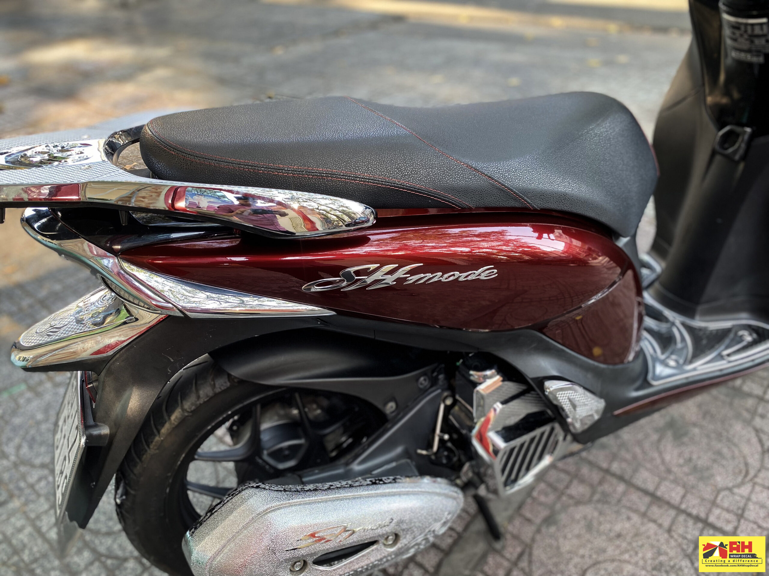 SH Mode Đỏ Cherry Pha Lê - AH DECAL