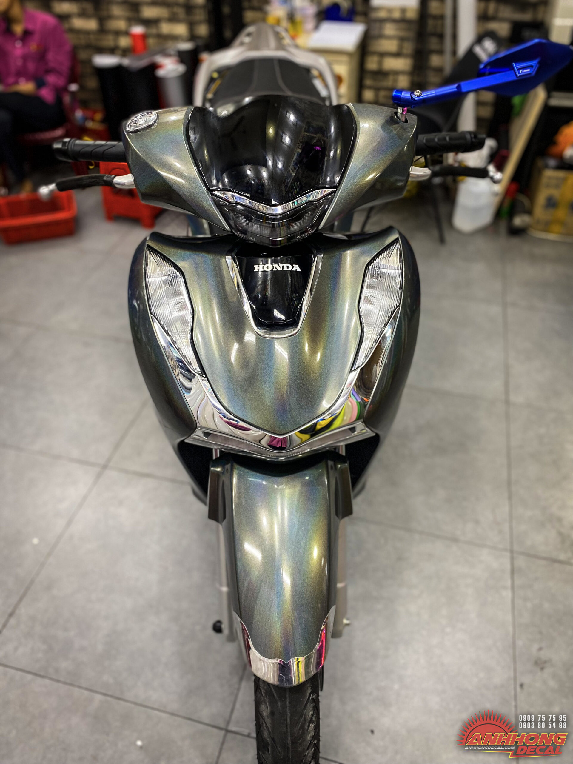 SH2020 Xám Laser 7 Sắc - AH DECAL