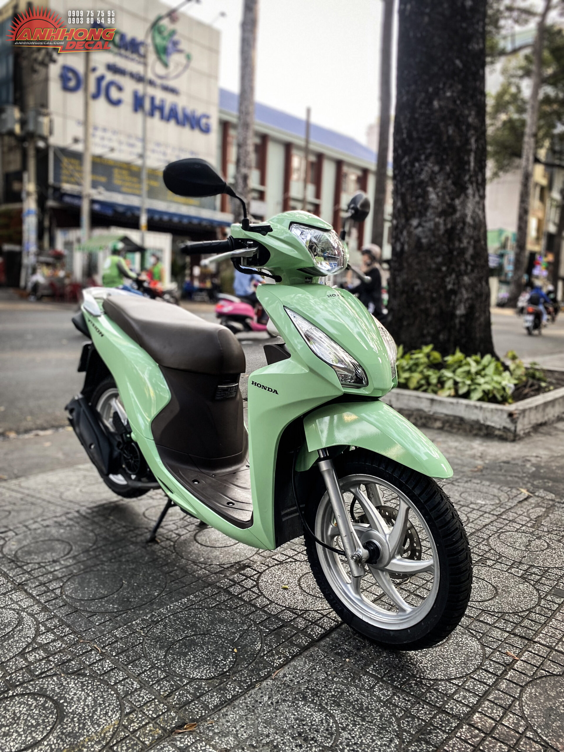 Vision 2019 Xanh Mint Bóng - AH DECAL
