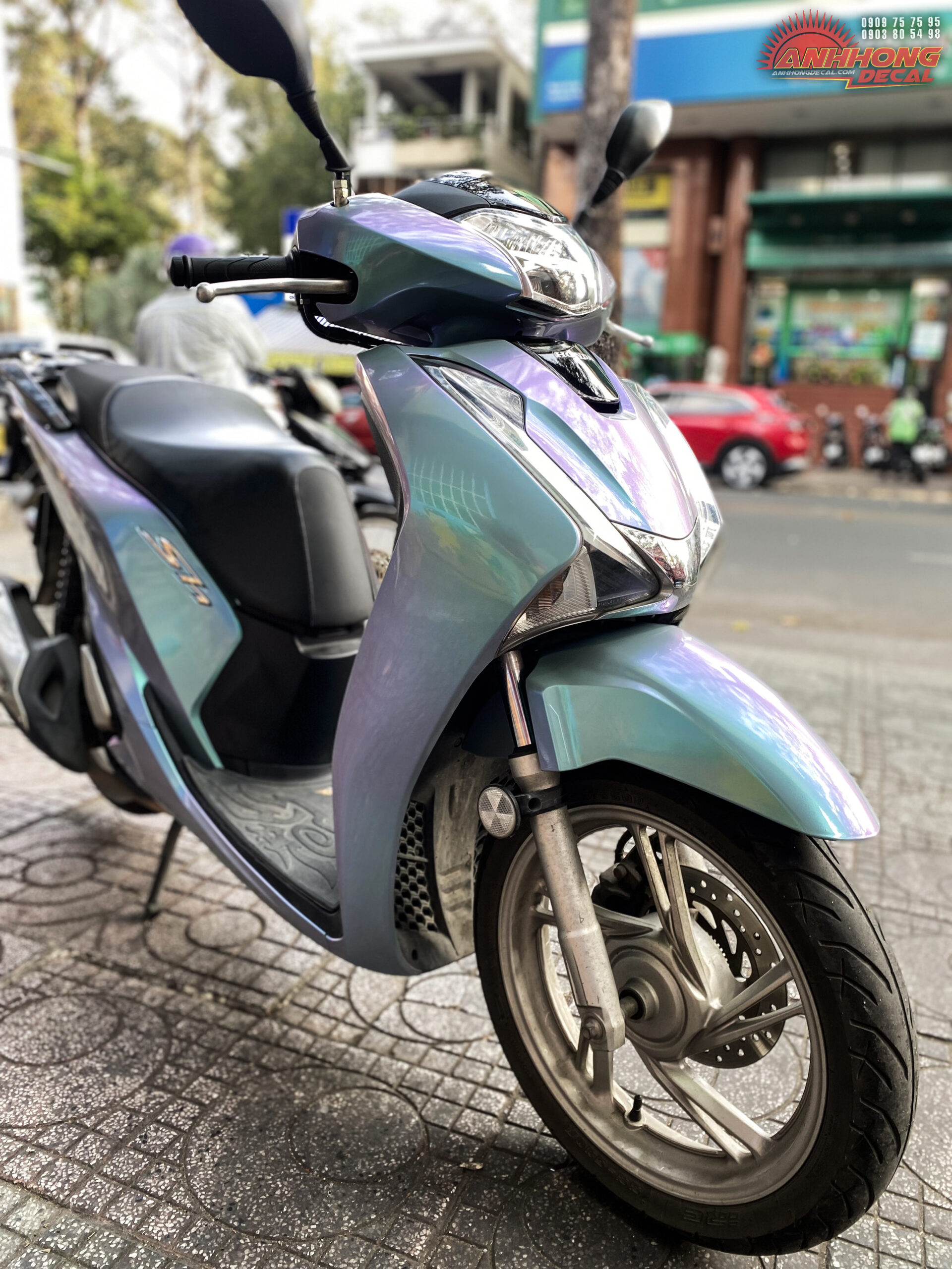 SH 2019 Chuyển Sắc Xanh Tím - AH DECAL