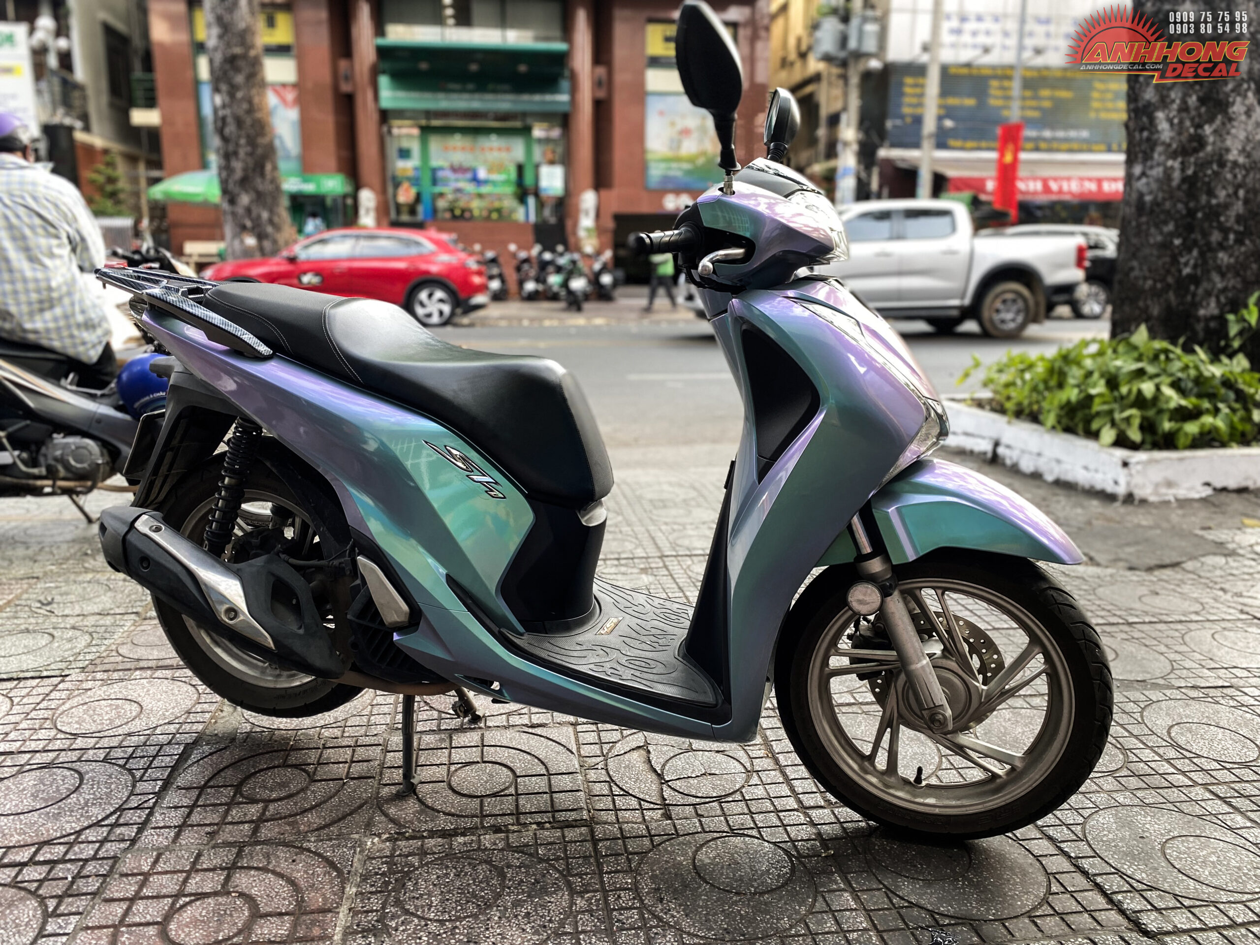 SH 2019 Chuyển Sắc Xanh Tím - AH DECAL