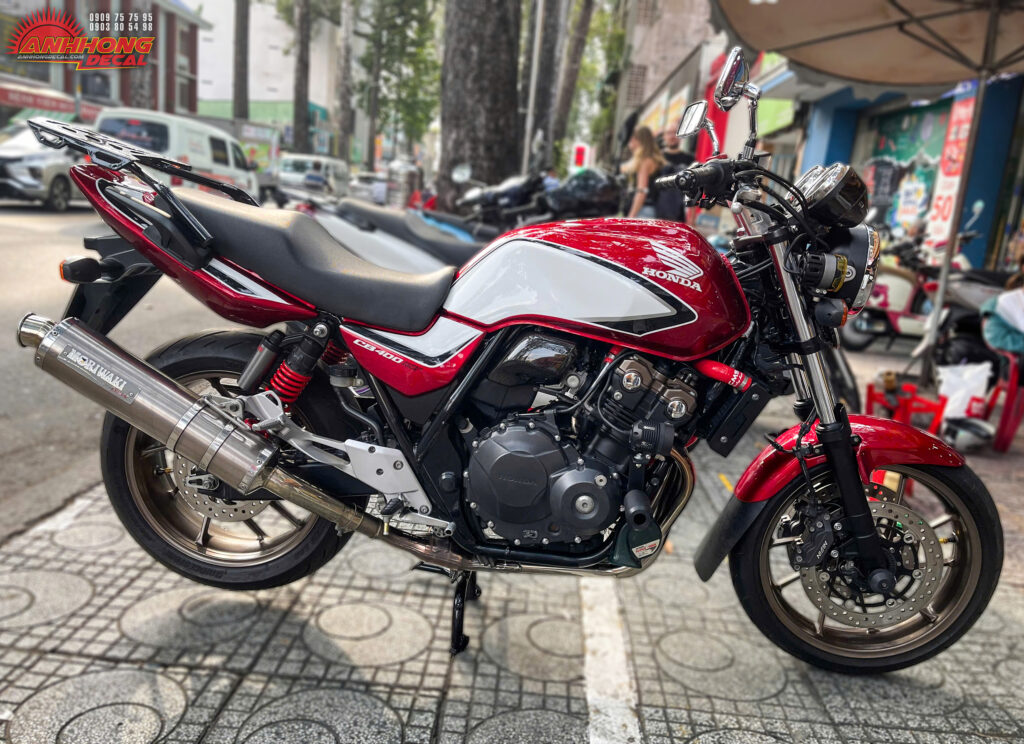 Honda CB400 PPF TPU Bóng Cao Cấp - AH DECAL
