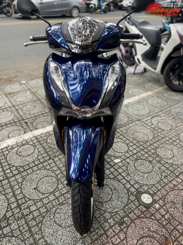 SH350i Xanh Đậm Gloss Deep Blue - AH DECAL