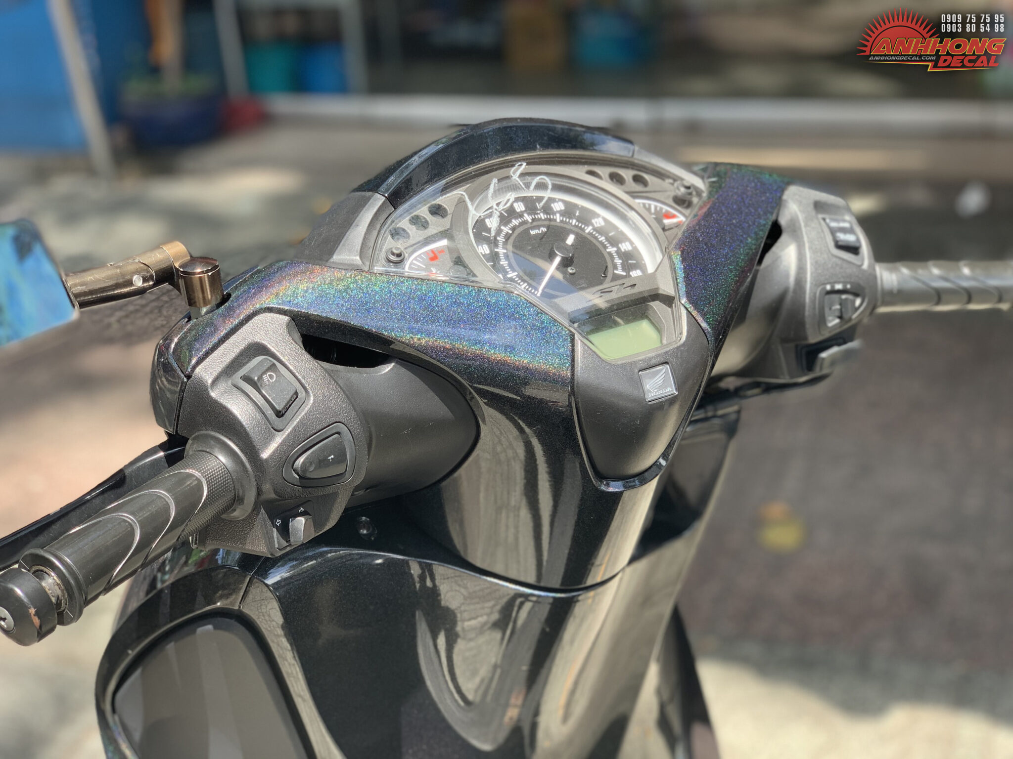 SH 2019 Đen Laser Ánh 7 Sắc - AH DECAL