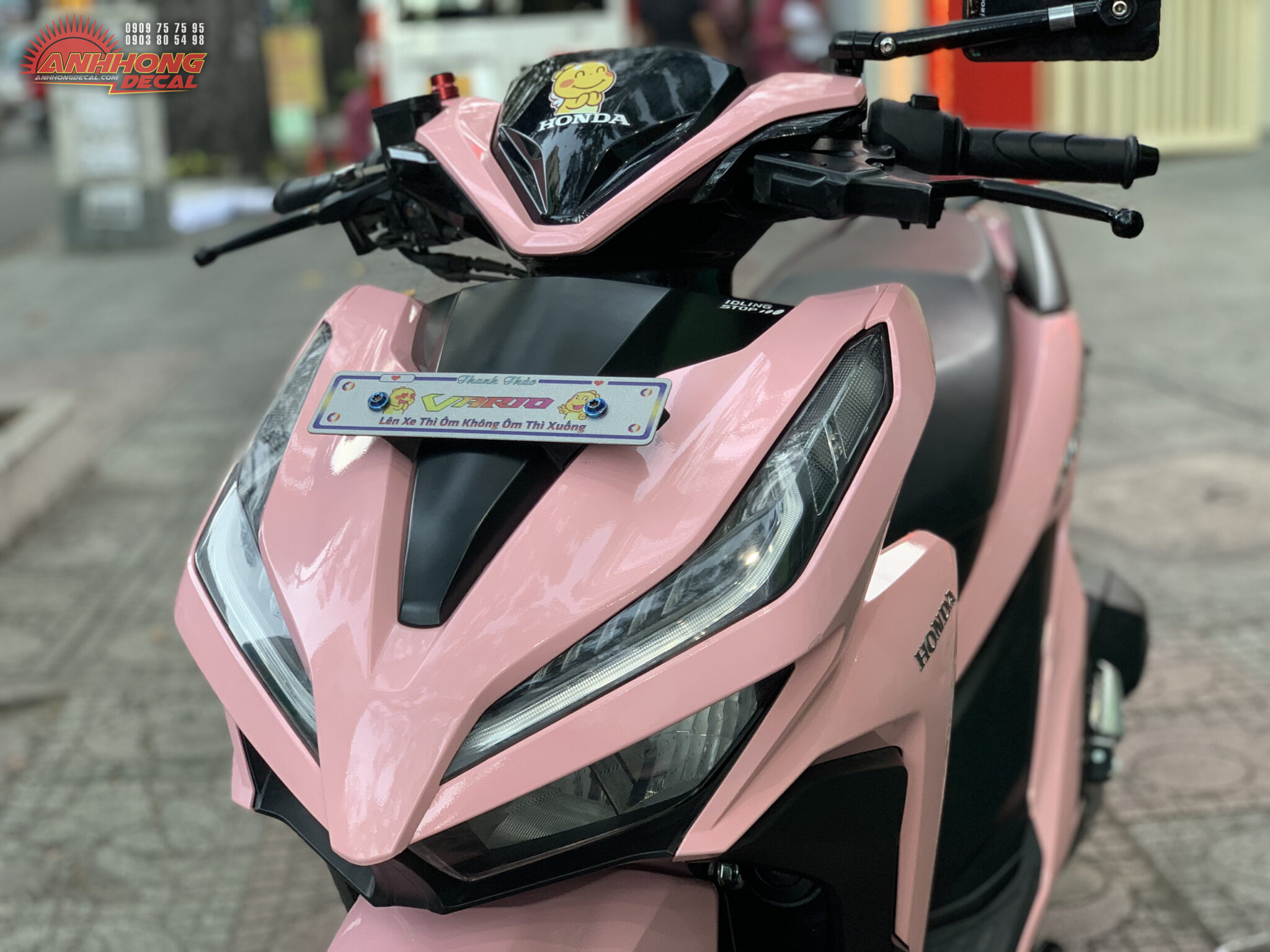 Vario 2018 Hồng Sữa Bóng - AH DECAL