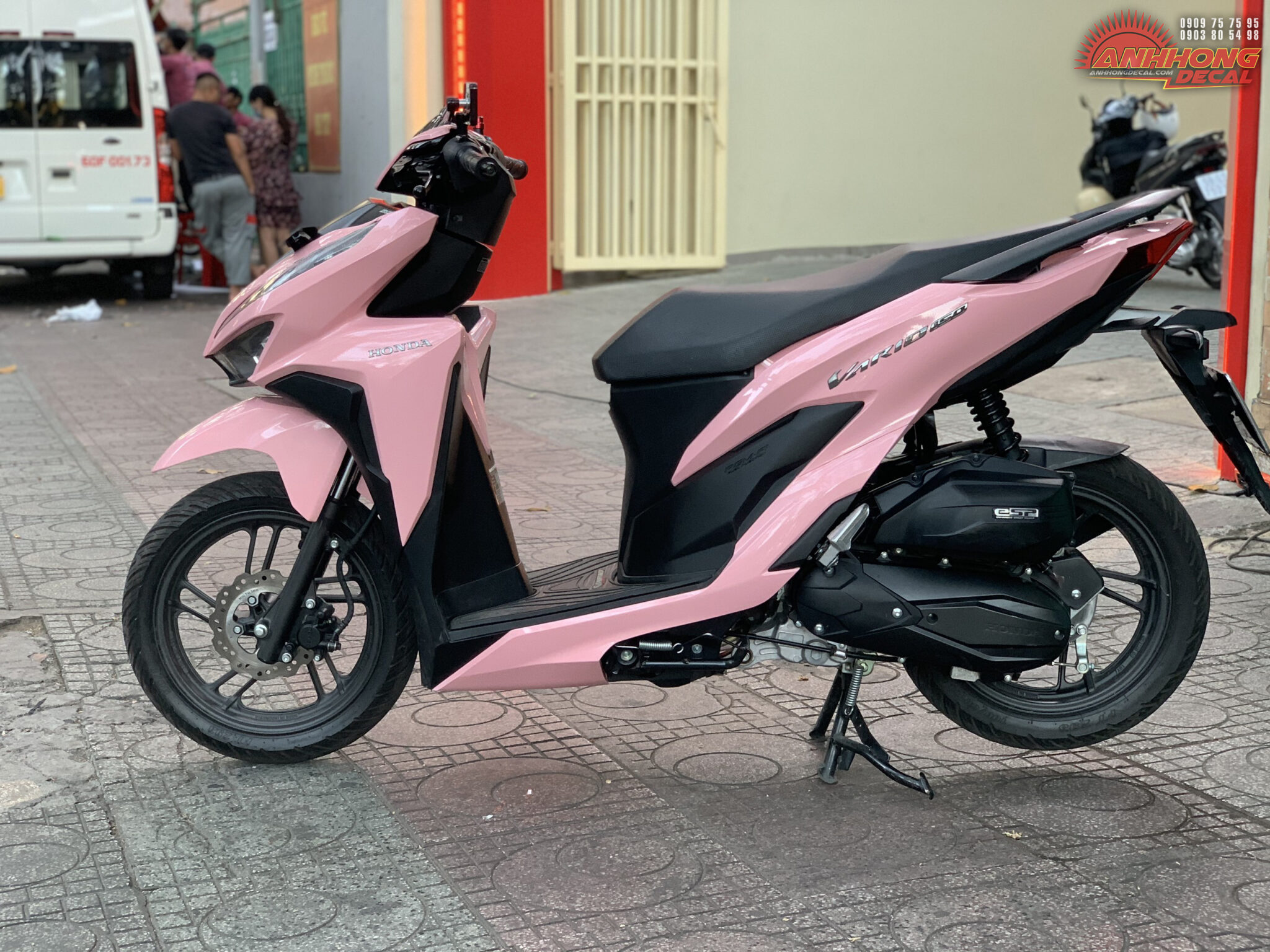 Vario 2018 Hồng Sữa Bóng - AH DECAL